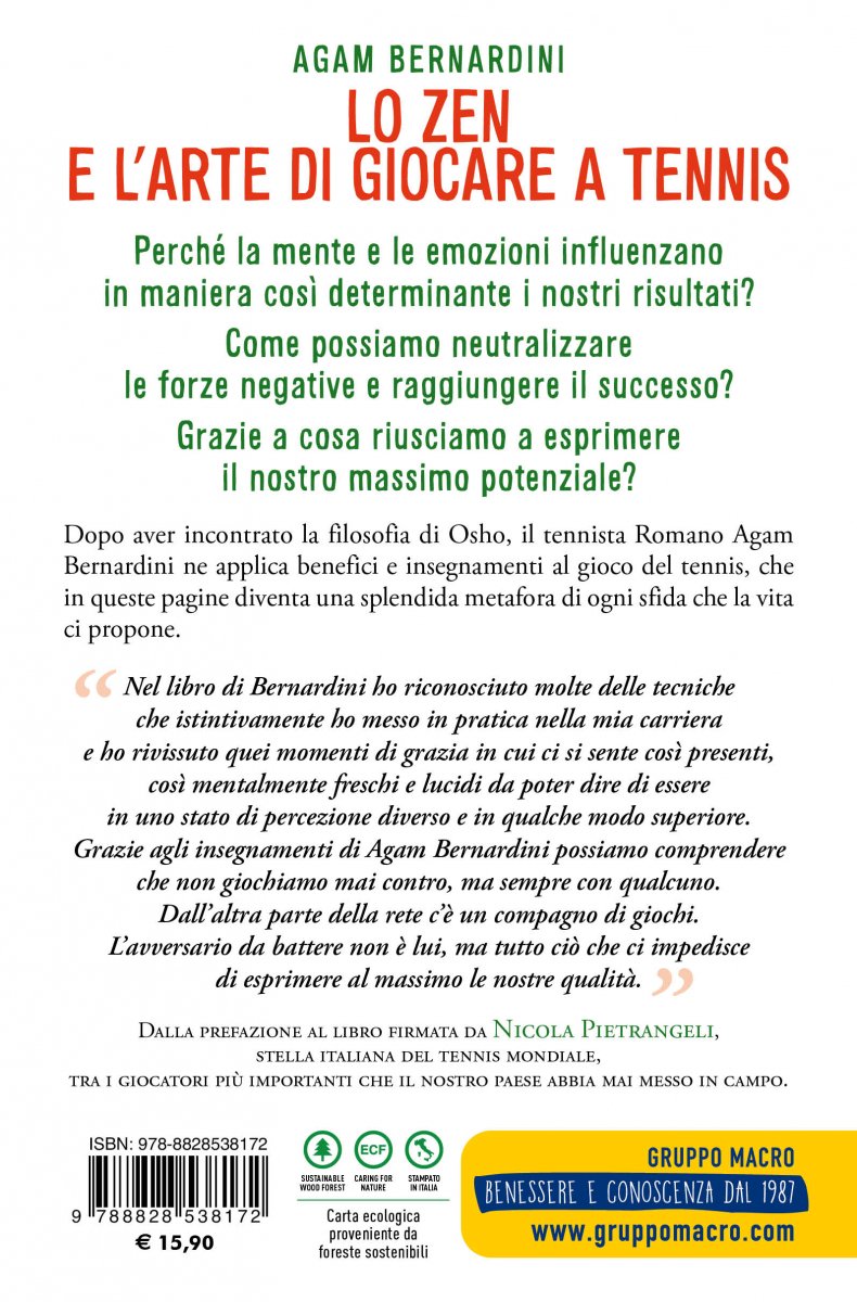Lo Zen e l’Arte di Giocare a Tennis - Agam Bernardini